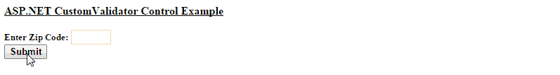 ASP.NET Client And Server Side CustomValidator - techstrikers.com